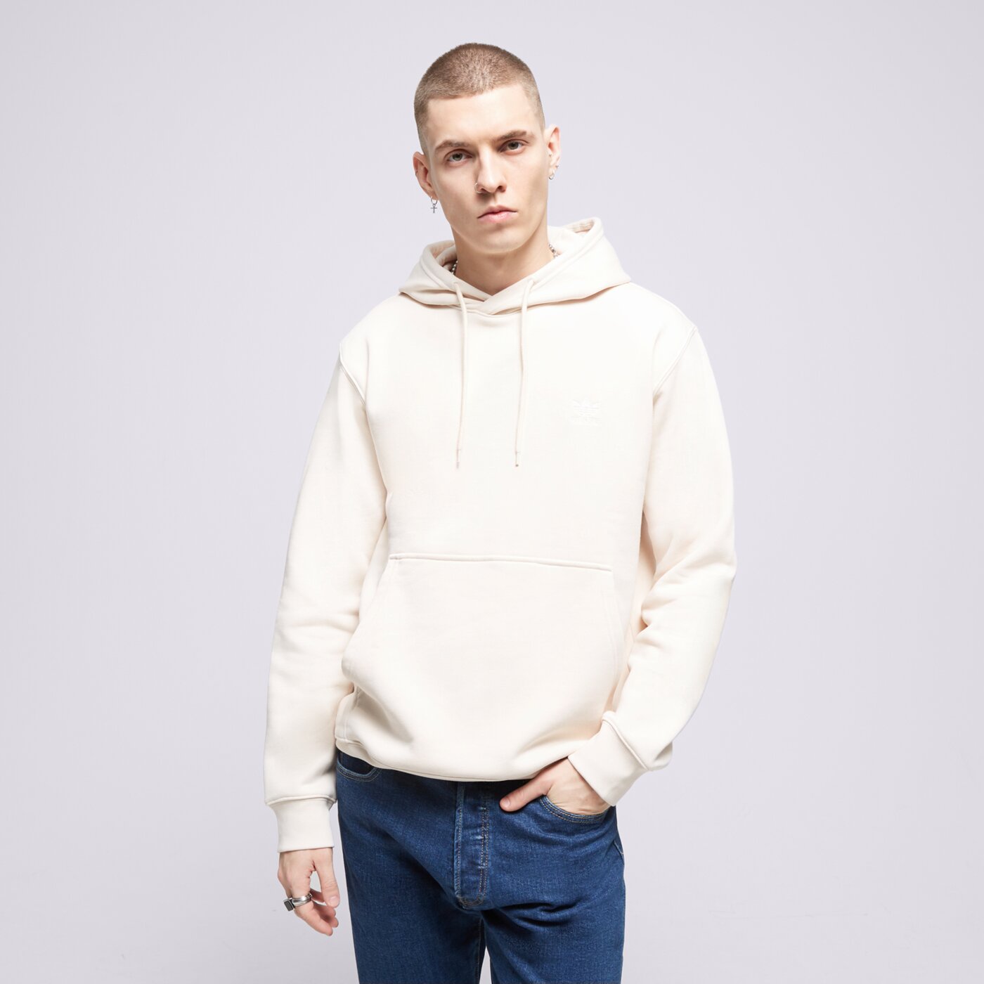ADIDAS DŽEMPERIS SU GOBTUVU ESSENTIAL IM4523 BALTA 39,00 EUR ...