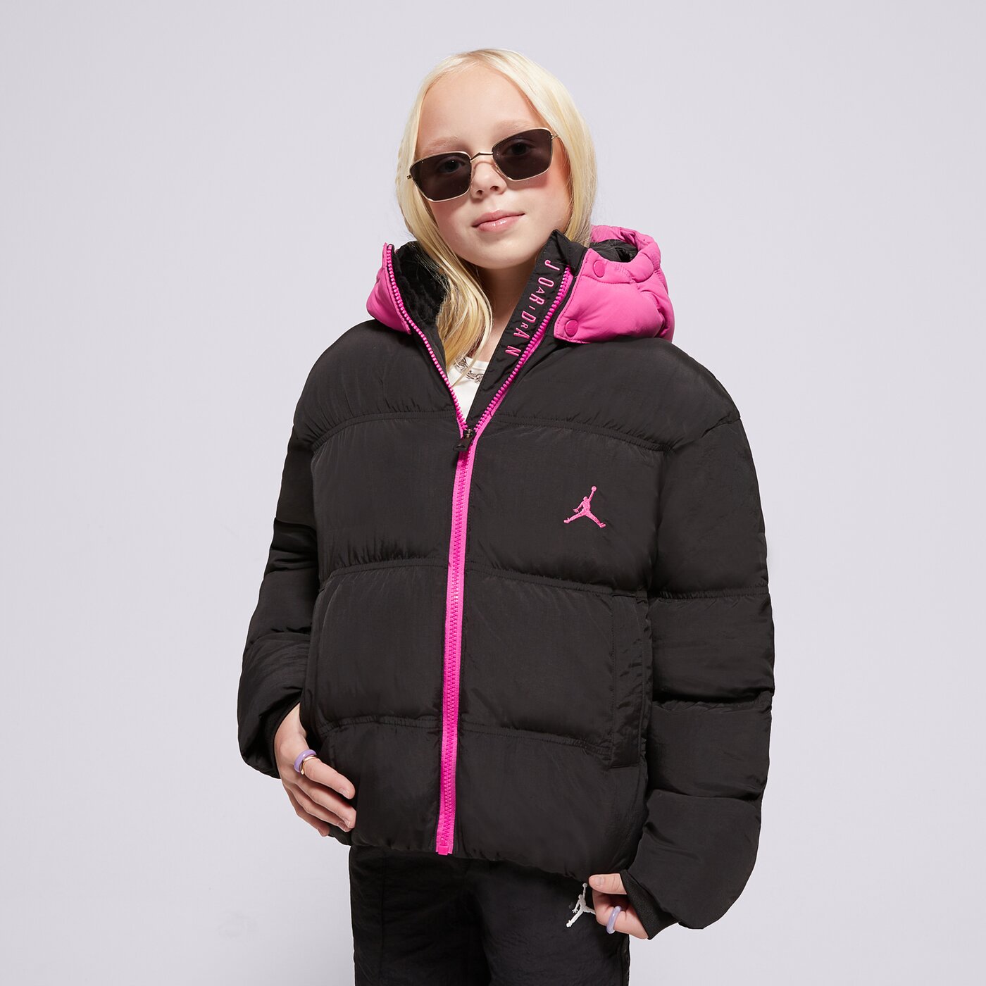 JORDAN STRIUKĖ ŽIEMINĖ JDG HEAVIEST WT PUFFER GIRL 45D196-023 JUODA 100 ...