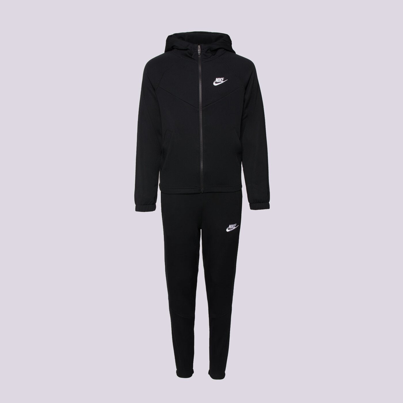 NIKE TRENINGAS K NSW TRACKSUIT POLY HD FZ LBR UNISEX FD3072-010 JUODA ...