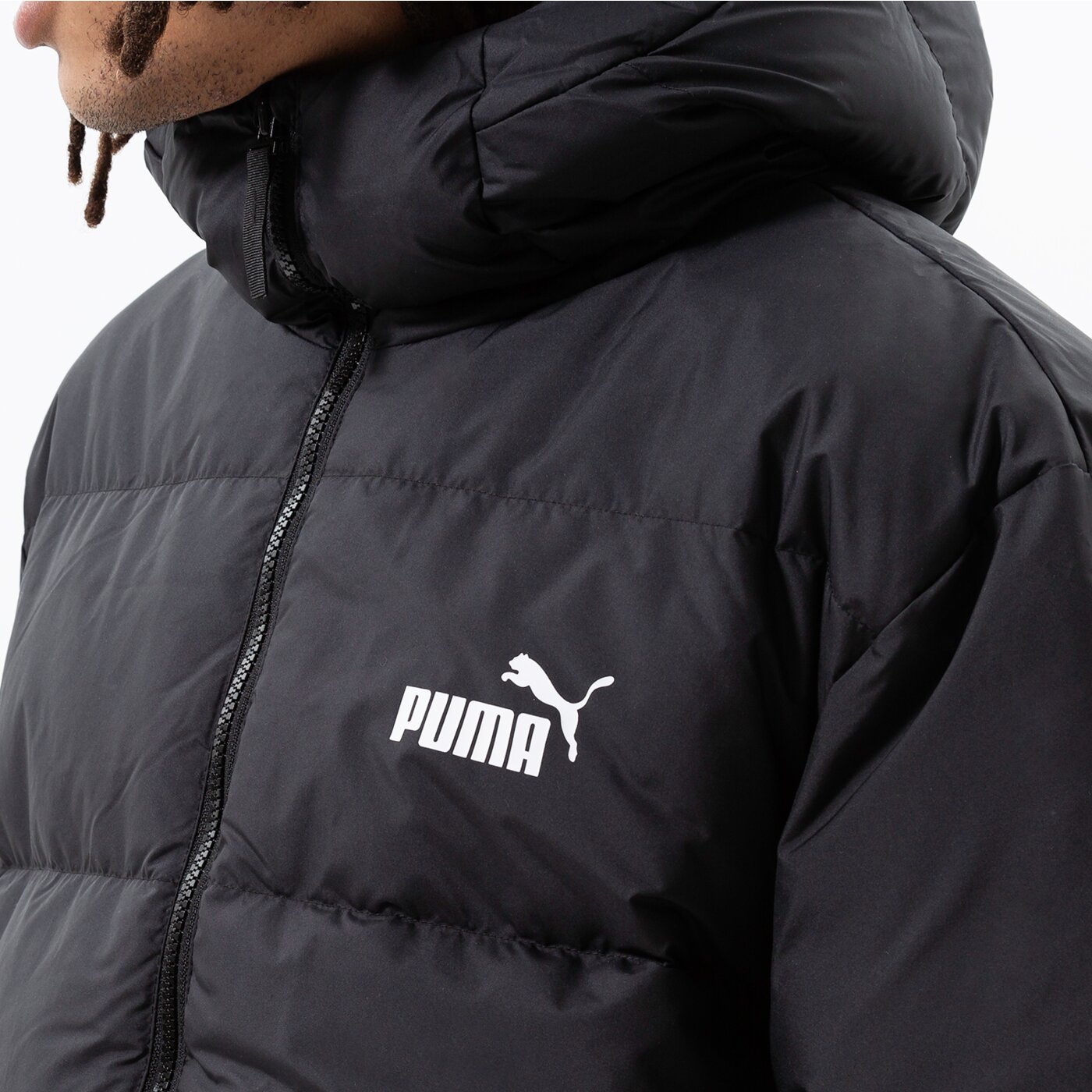 PUMA STRIUKĖ ŽIEMINĖ PUMA POWER HOODED DOWN PUFFER 849335 01 JUODA 110 ...