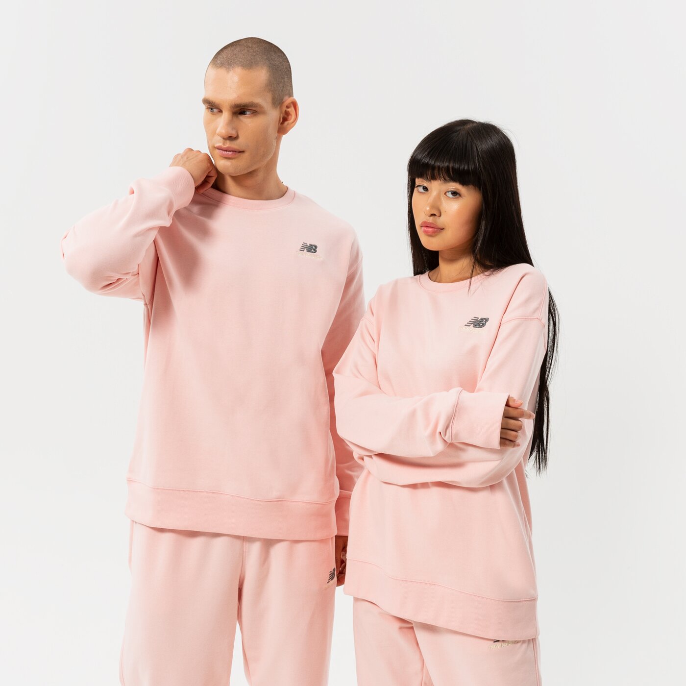 NEW BALANCE DŽEMPERIS NB ESSENTIALS UNI-SSENTIALS CREW UT21501PIE ...