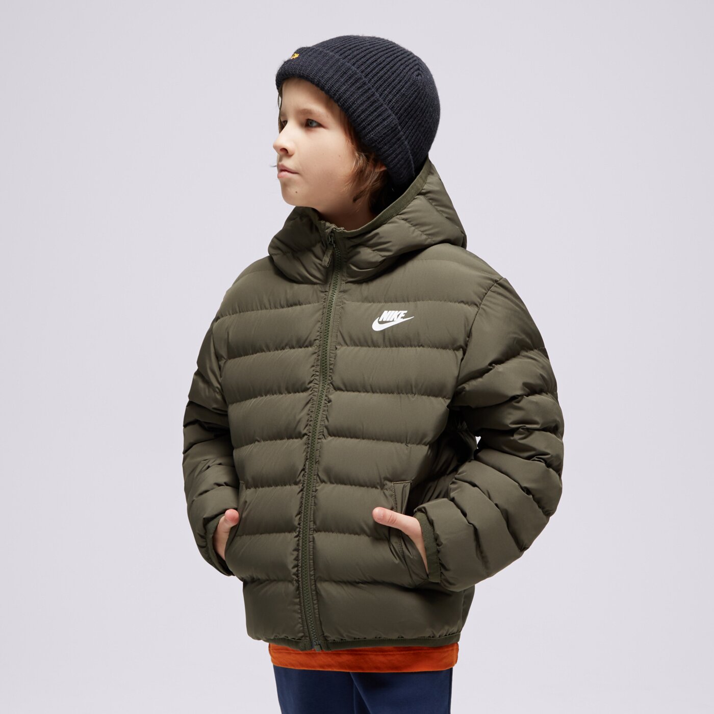 NIKE STRIUKĖ ŽIEMINĖ K NSW LOW SYNFL HD BOY FD2845-325 RUSVAI ŽALSVA 54 ...