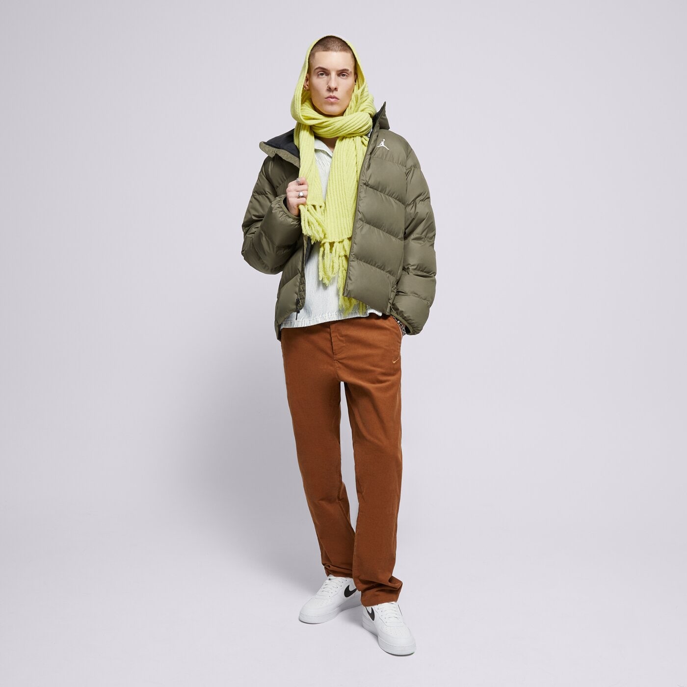 JORDAN STRIUKĖ PŪKINĖ M J BRKLN PUFFER JKT FV7317-222 RUSVAI ŽALSVA 185 ...