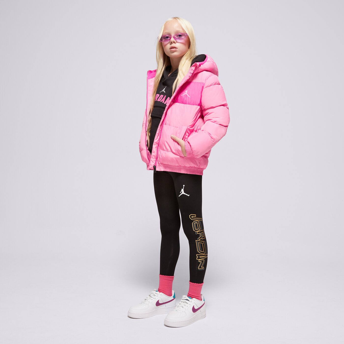 JORDAN STRIUKĖ ŽIEMINĖ ESSENTIAL MIDWEIGHT PUFFER GIRL 45D195-AFN ...
