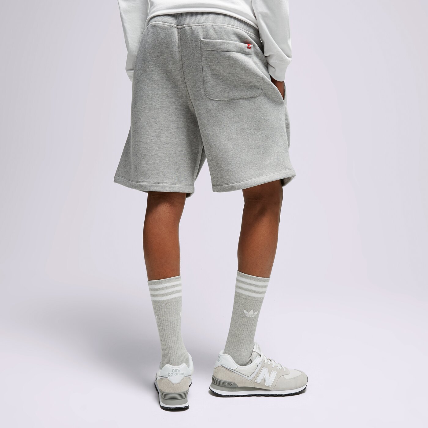 NEW BALANCE ŠORTAI SMALL LOGO SHORTS ŠORTAI MS23600AG PILKA 35,00 EUR ...