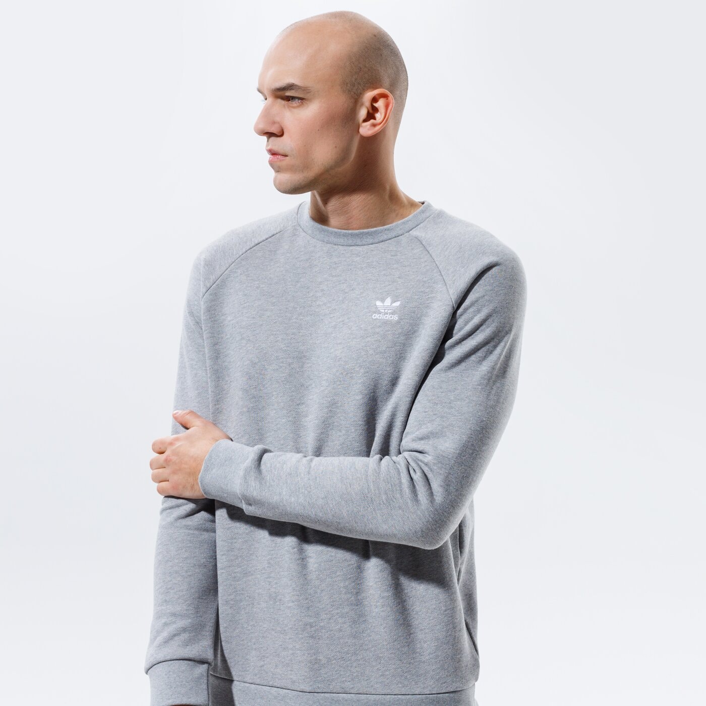 ADIDAS DŽEMPERIS ESSENTIAL CREW DV1642 PILKA 35,00 EUR | Džemperiai | e ...
