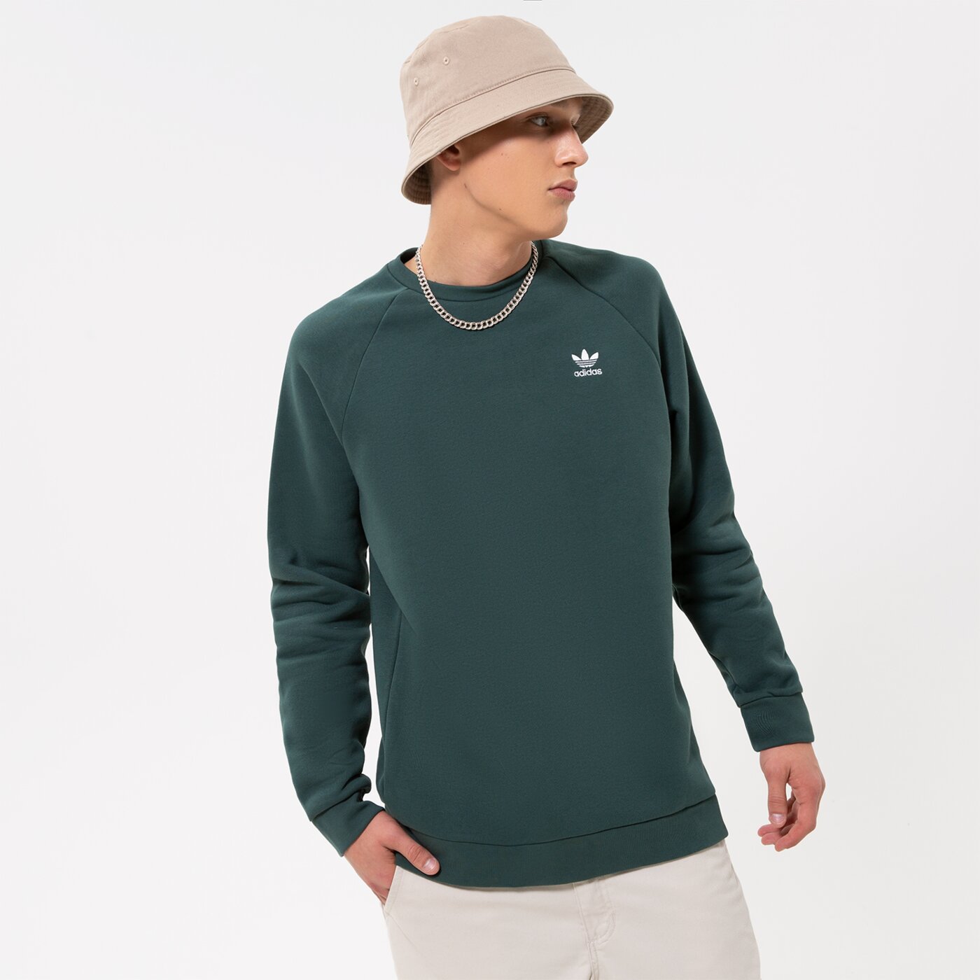 ADIDAS DŽEMPERIS ESSENTIAL CREW HJ7993 ŽALIA 35,00 EUR | Džemperiai | e ...