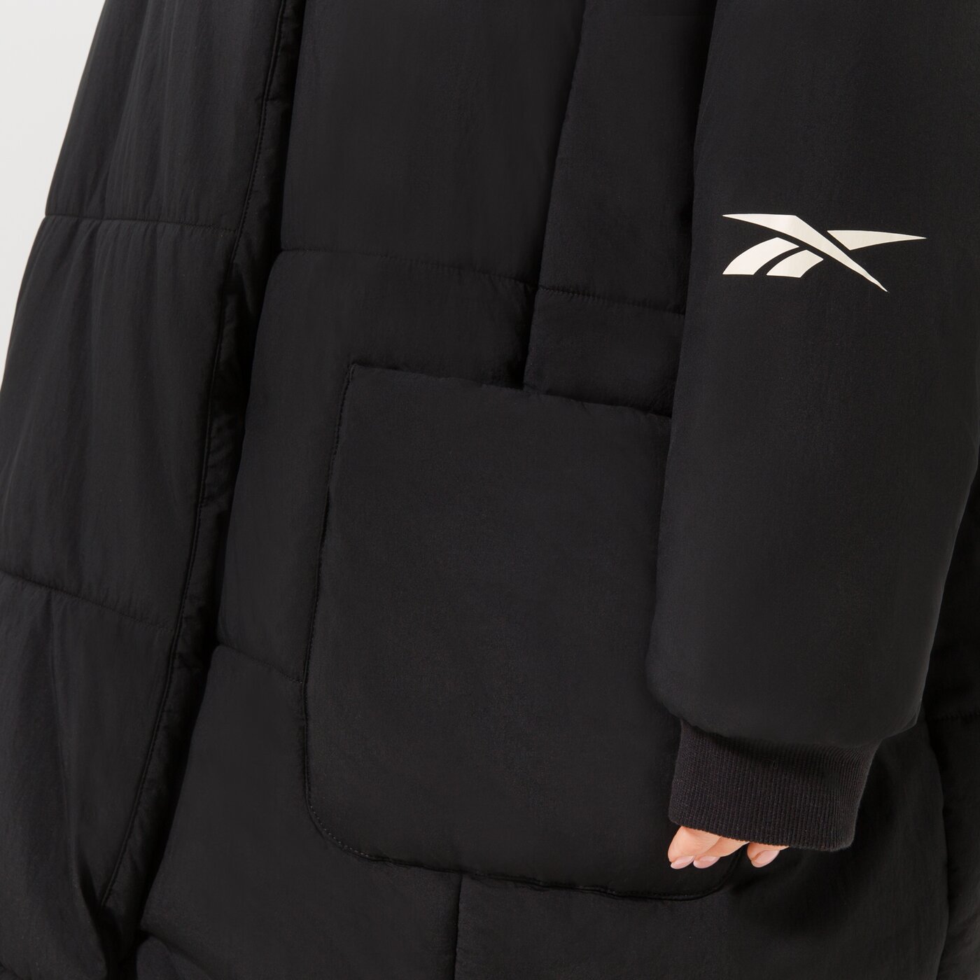 REEBOK STRIUKĖ ŽIEMINĖ S PAD LONG JACKET BLACK HH7247 JUODA 100,00 EUR ...