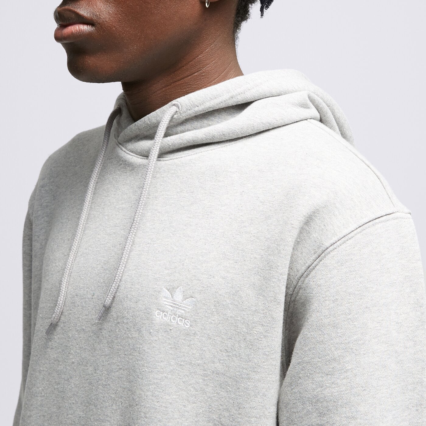 ADIDAS DŽEMPERIS SU GOBTUVU ESSENTIAL HOODY IM4525 PILKA 59,99 EUR ...
