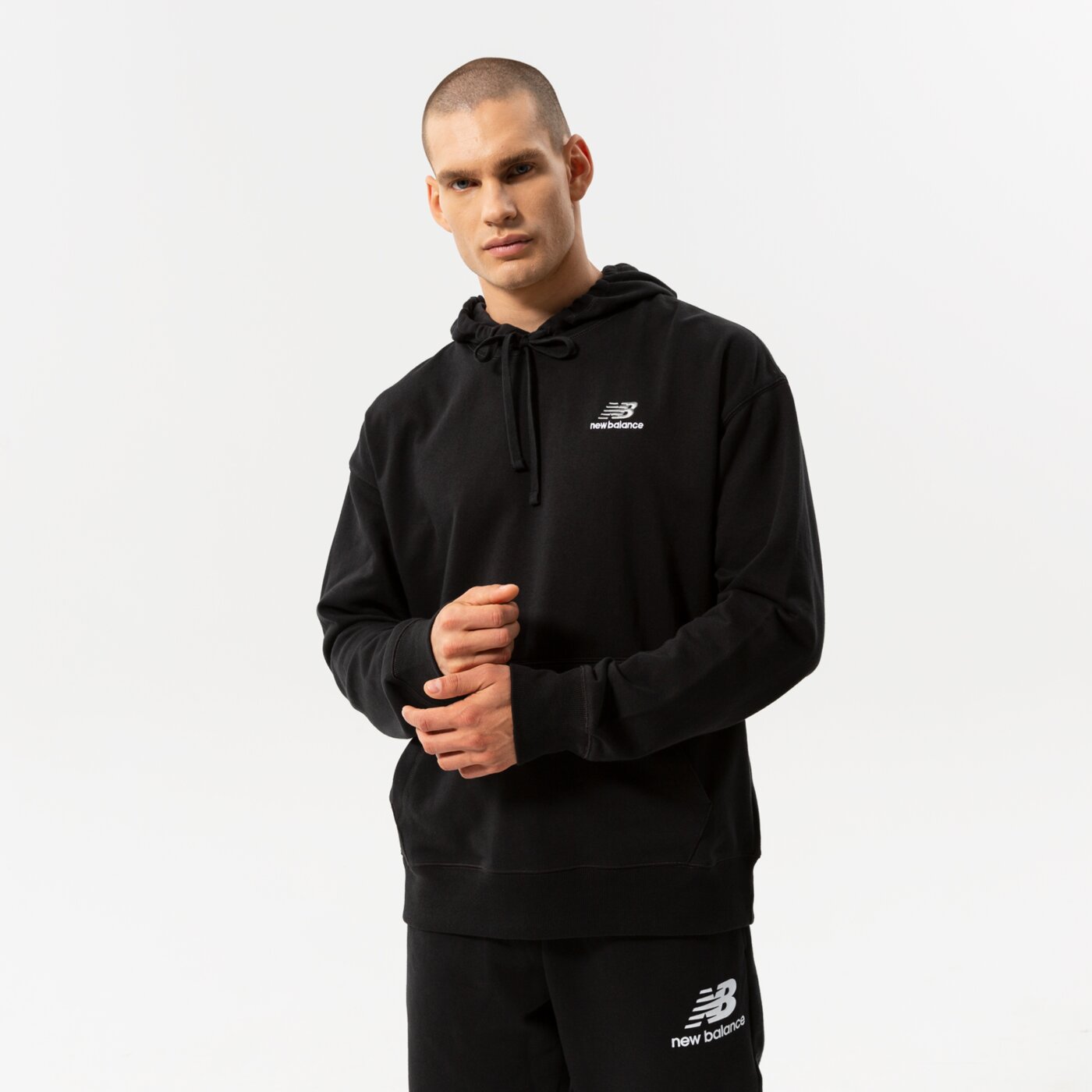 NEW BALANCE DŽEMPERIS SU GOBTUVU NB ESSENTIALS UNI-SSENTIALS UT21500BK ...