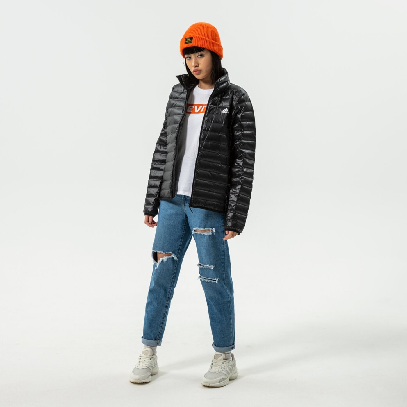 ADIDAS STRIUKĖ W VARILITE J BQ1982 JUODA 70,00 EUR | Žieminės striukės ...
