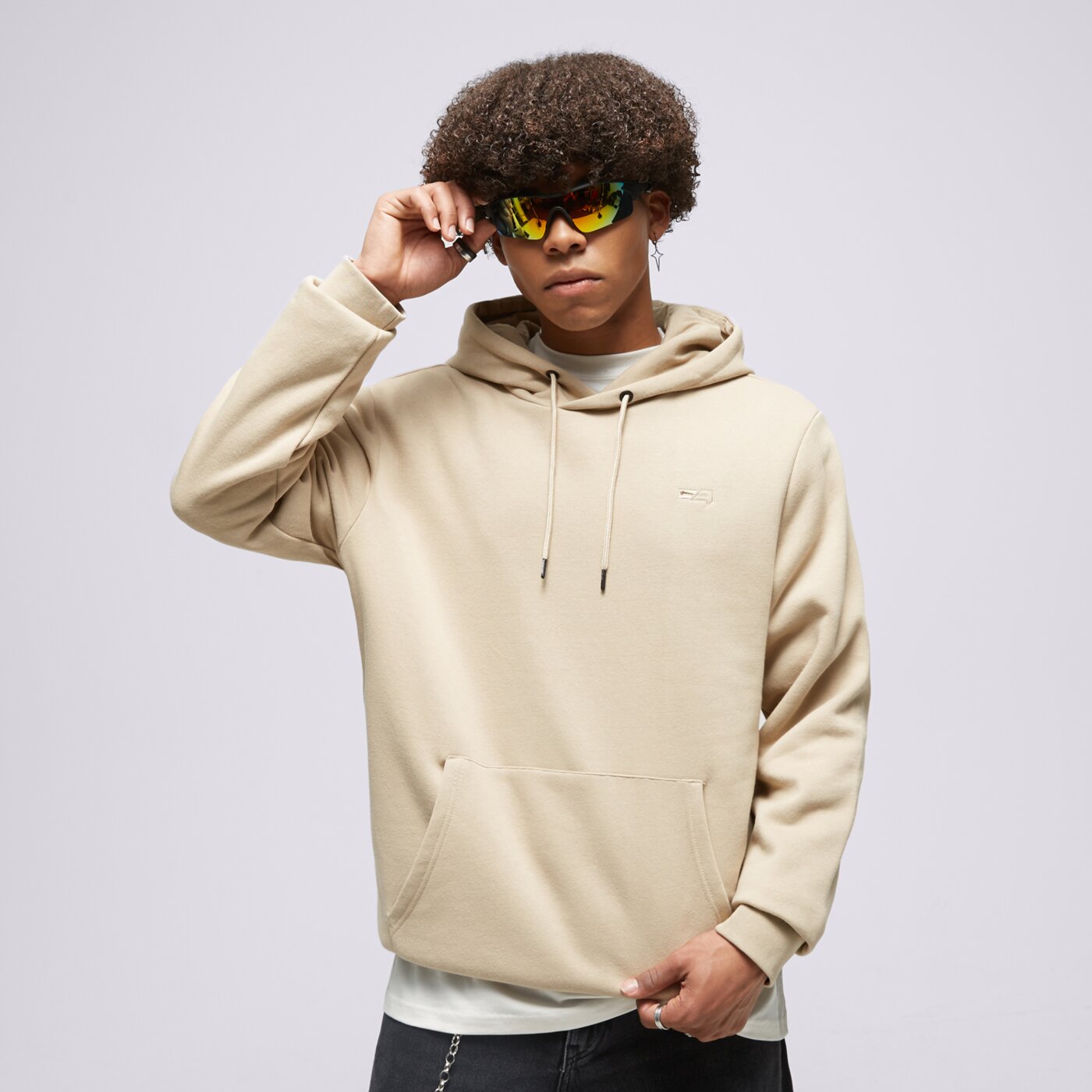 CONFRONT DŽEMPERIS SU GOBTUVU ESSENTIAL HOODIE BEIGE CF323BLM91001 ...
