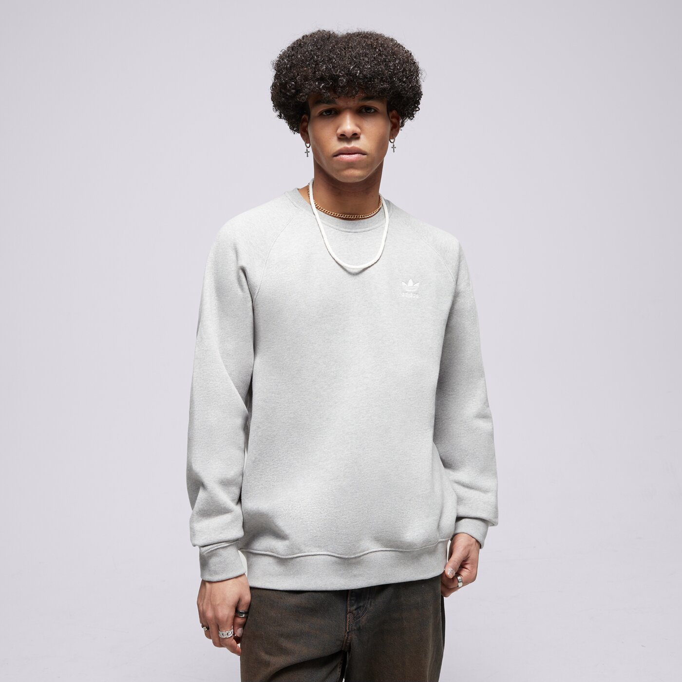 ADIDAS DŽEMPERIS ESSENTIAL CREW IM4537 PILKA 40,00 EUR | Džemperiai | e ...