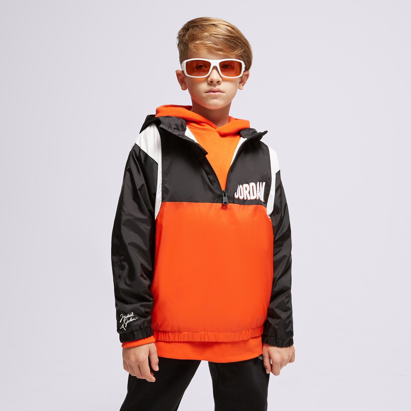 JORDAN STRIUKĖ JDB MVP HOODED WIND JKT BOY 95C237-023 ORANŽINĖ 80,00 ...
