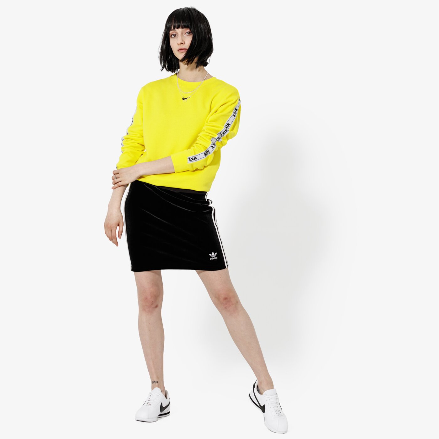 ADIDAS SIJONAS 3 STR SKIRT ADICOLOR DV2628 JUODA 23,99 EUR | Suknelės ...