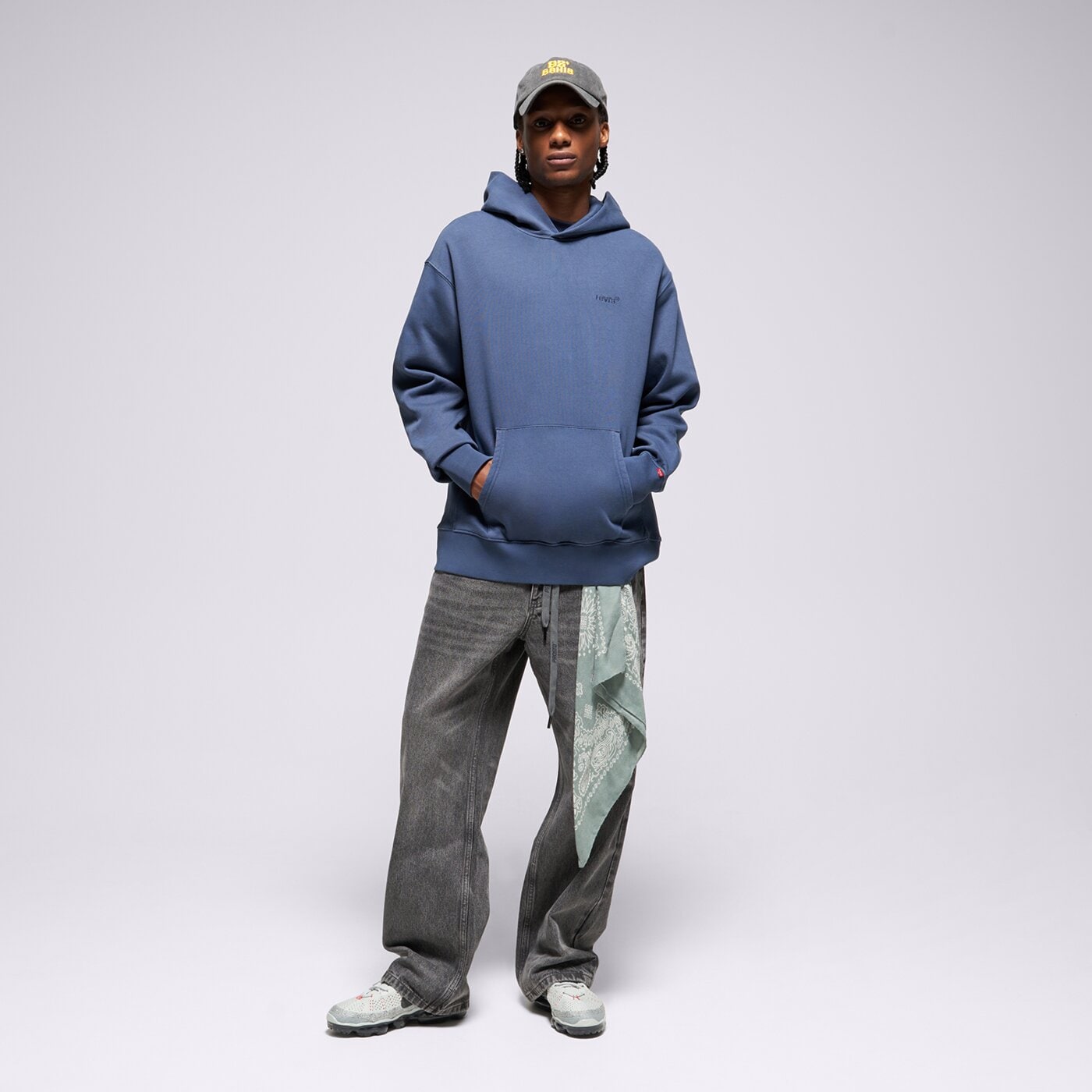 LEVI'S DŽEMPERIS SU GOBTUVU THE AUTHENTIC HOODIE BLUES A8435-0020 ...