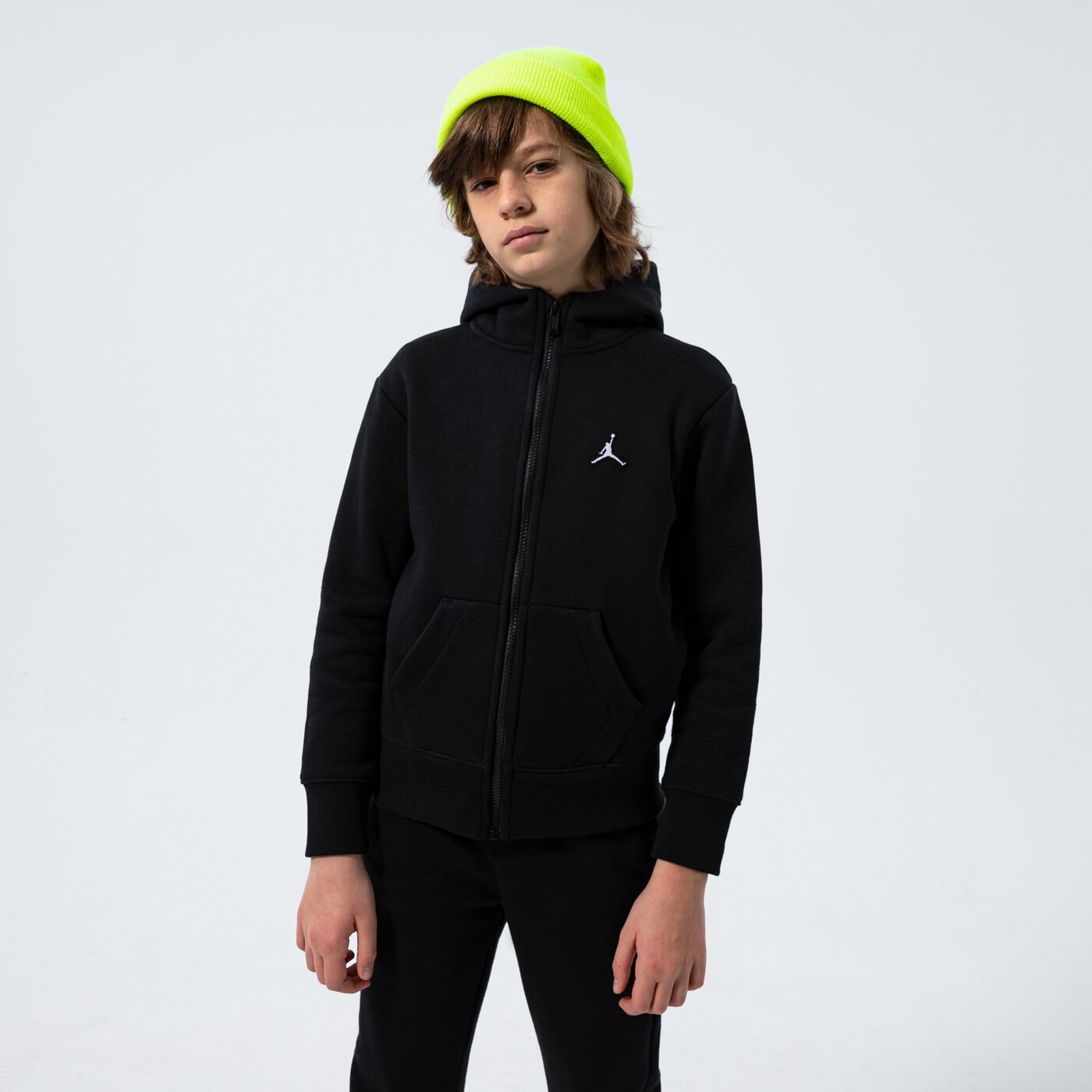 JORDAN DŽEMPERIS UŽSEGAMAS SU GOBTUVU ESSENTIALS BOY 95A714023 JUODA 65 ...