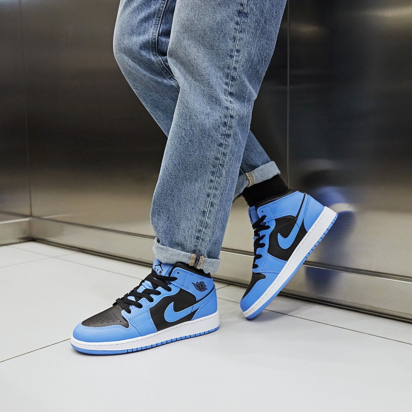 AIR JORDAN 1 MID DQ8423-401 MELYNA 129,99 EUR | Kedai | e. parduotuvėje ...