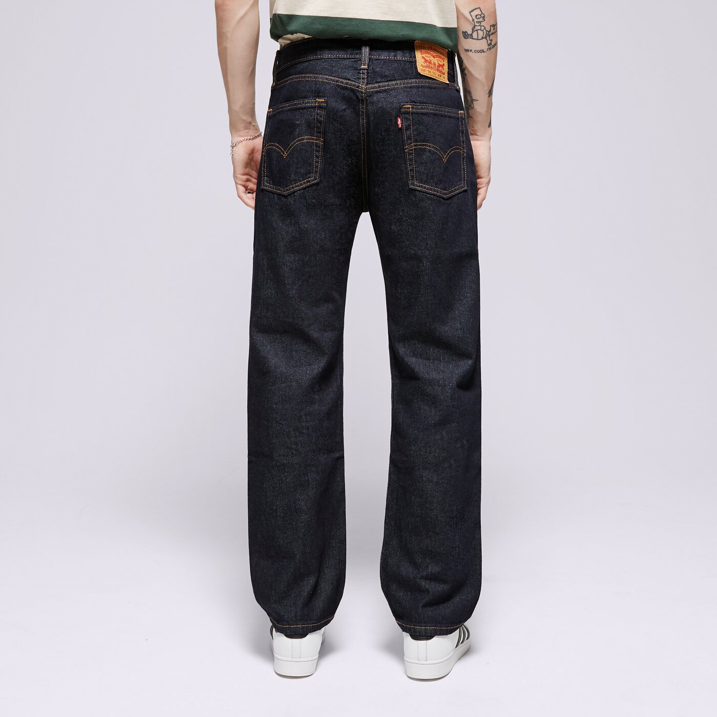 LEVI'S KELNĖS 555 96 RELAXED STRAIGHT DARK INDIGO A7223-0004 JUODA 49 ...