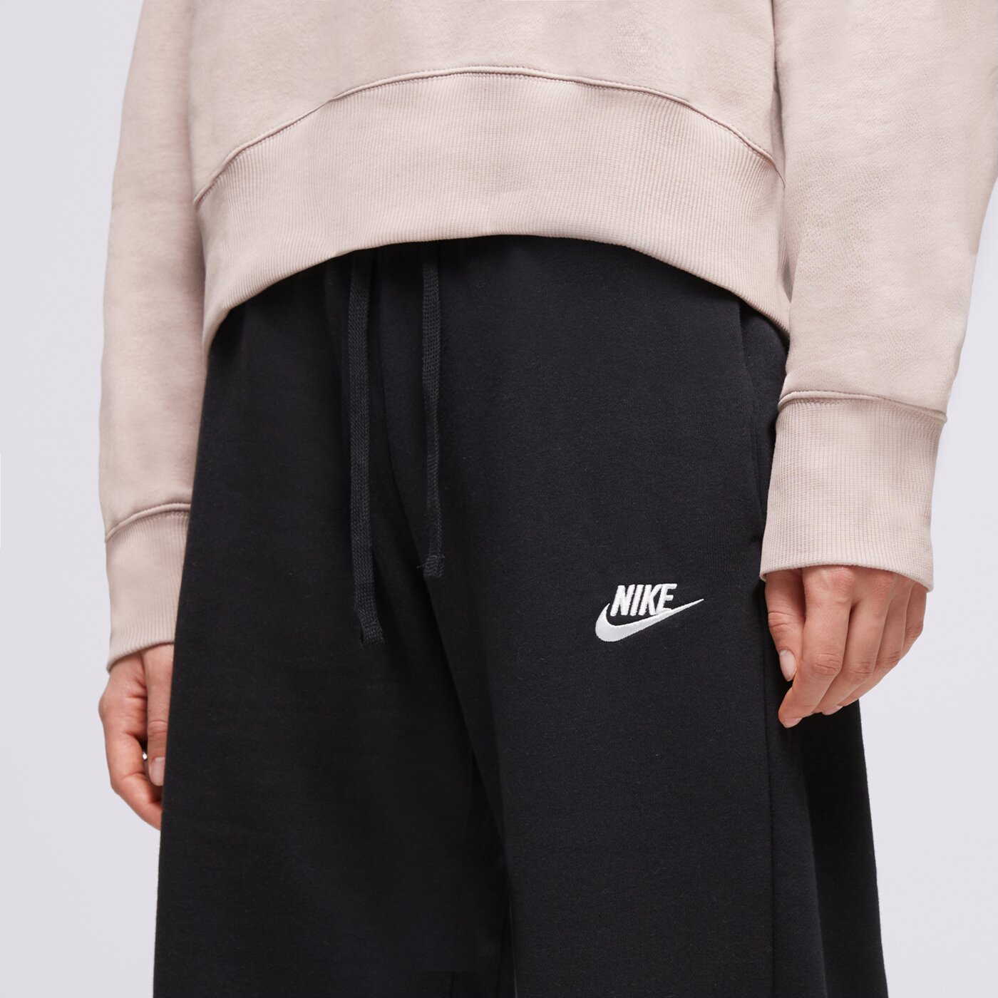 NIKE KELNĖS W NSW CLUB FLC MR PANT WIDE FB2727-010 JUODA 30,00 EUR ...
