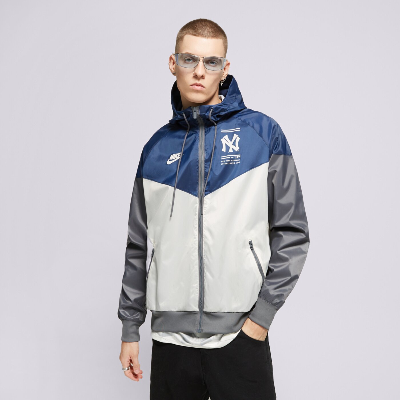 NIKE STRIUKĖ WINDRUNNER NEW YORK YANKEES MLB 01BZ-09IU-N27-WWC TAMSIAI ...