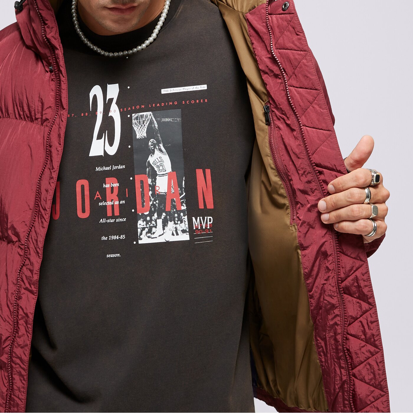 JORDAN STRIUKĖ ŽIEMINĖ M J ESSENTIAL PUFFER JACKET DQ7348-680 TAMSIAI ...