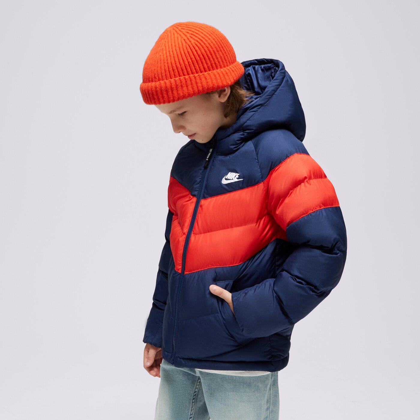 NIKE STRIUKĖ ŽIEMINĖ K NSW SYN FL HD BOY FN7730-410 TAMSIAI MĖLYNA 110 ...