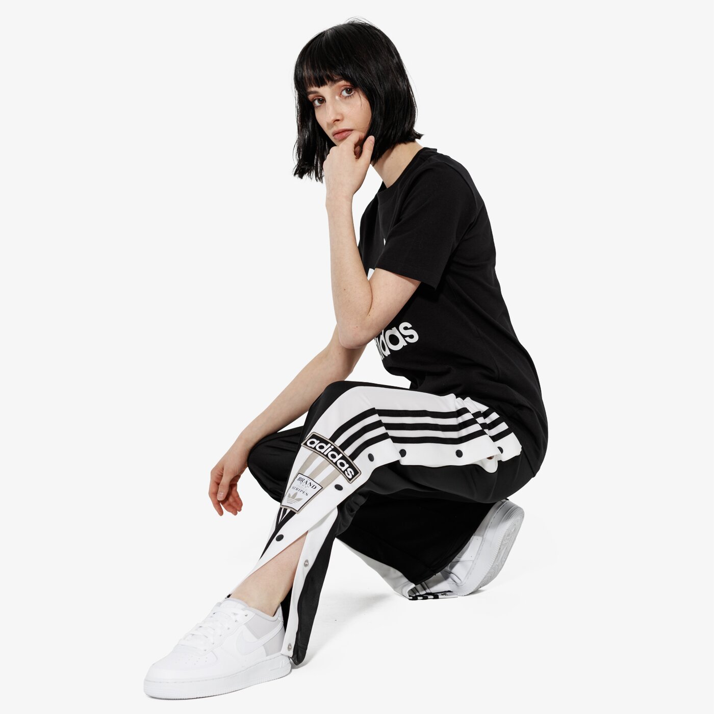 ADIDAS MARŠKINĖLIAI SS TREFOIL TEE ADICOLOR CV9888 JUODA 17,00 EUR ...