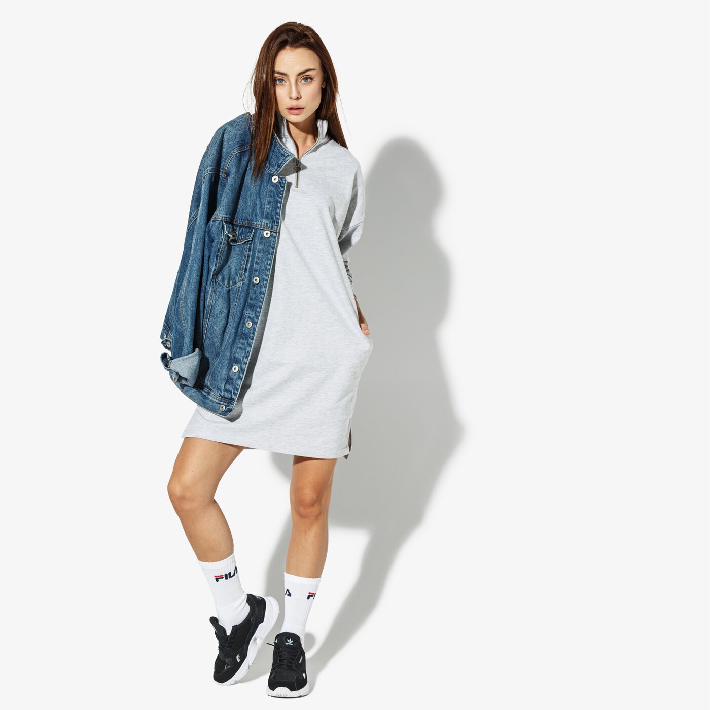 CONFRONT SUKNELĖ TOLLY CF38SUD06001 PILKA 8,99 EUR | Suknelės ir ...