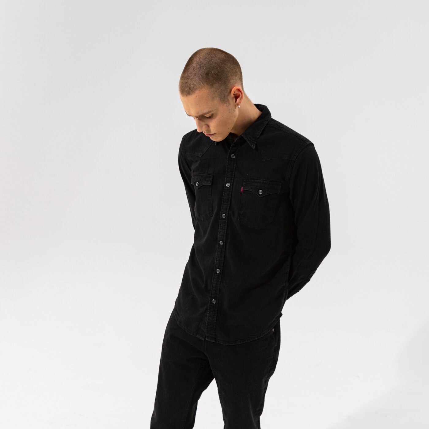 LEVI'S MARŠKINIAI BARSTOW WESTERN STANDARD 857440002 JUODA 75,00 EUR ...