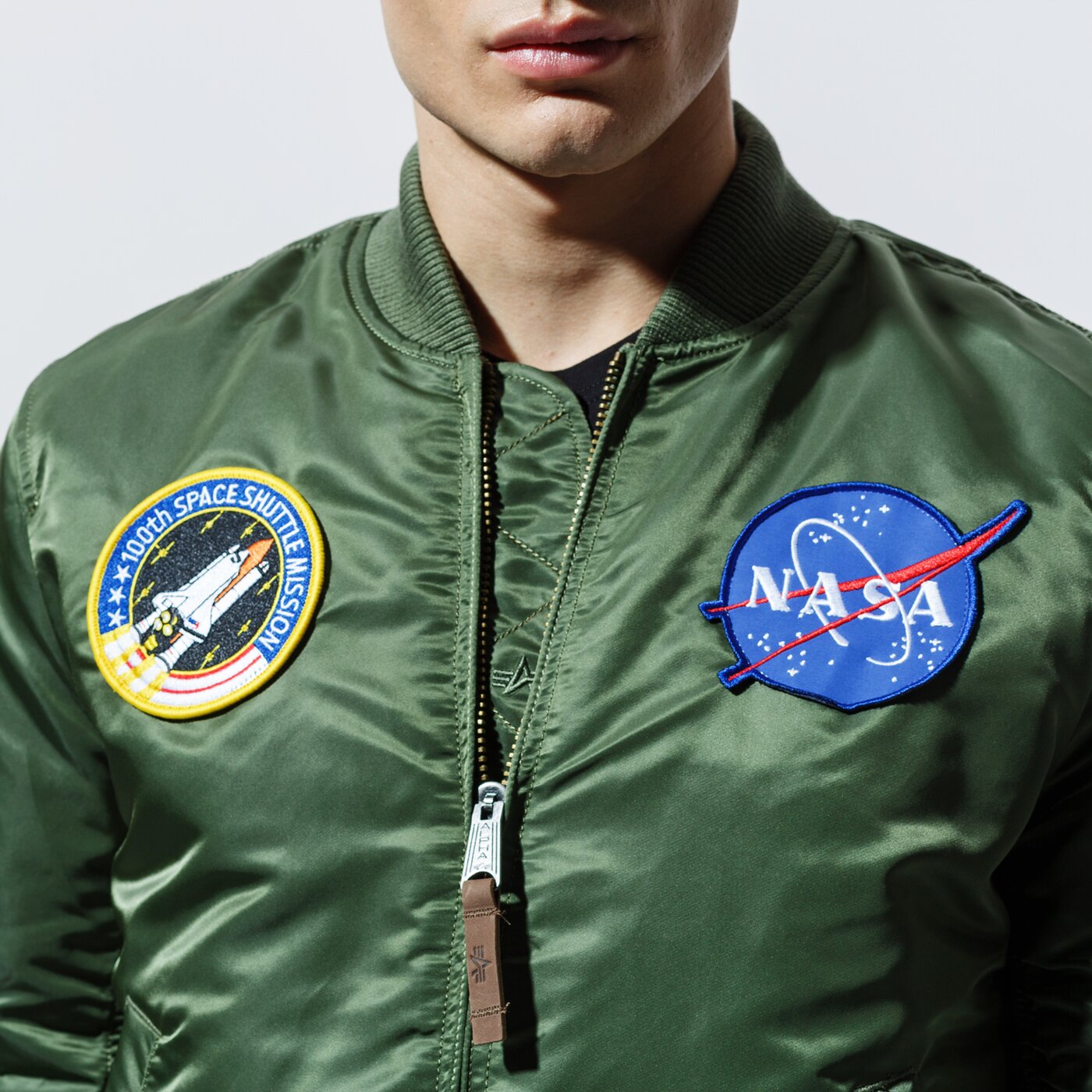 ALPHA INDUSTRIES STRIUKĖ ŽIEMINĖ MA-1 VF NASA | 16610701 | JUODA | 106 ...