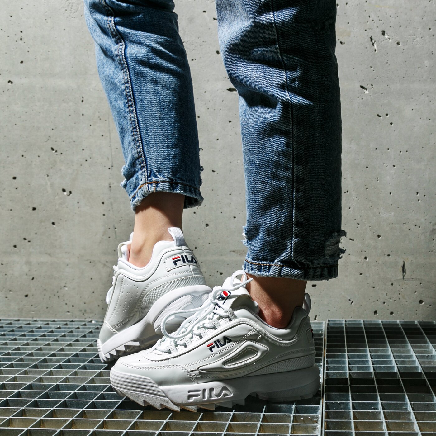 FILA DISRUPTOR P LOW WMN 10107461FG BALTA 79,99 EUR | Kedai | e ...