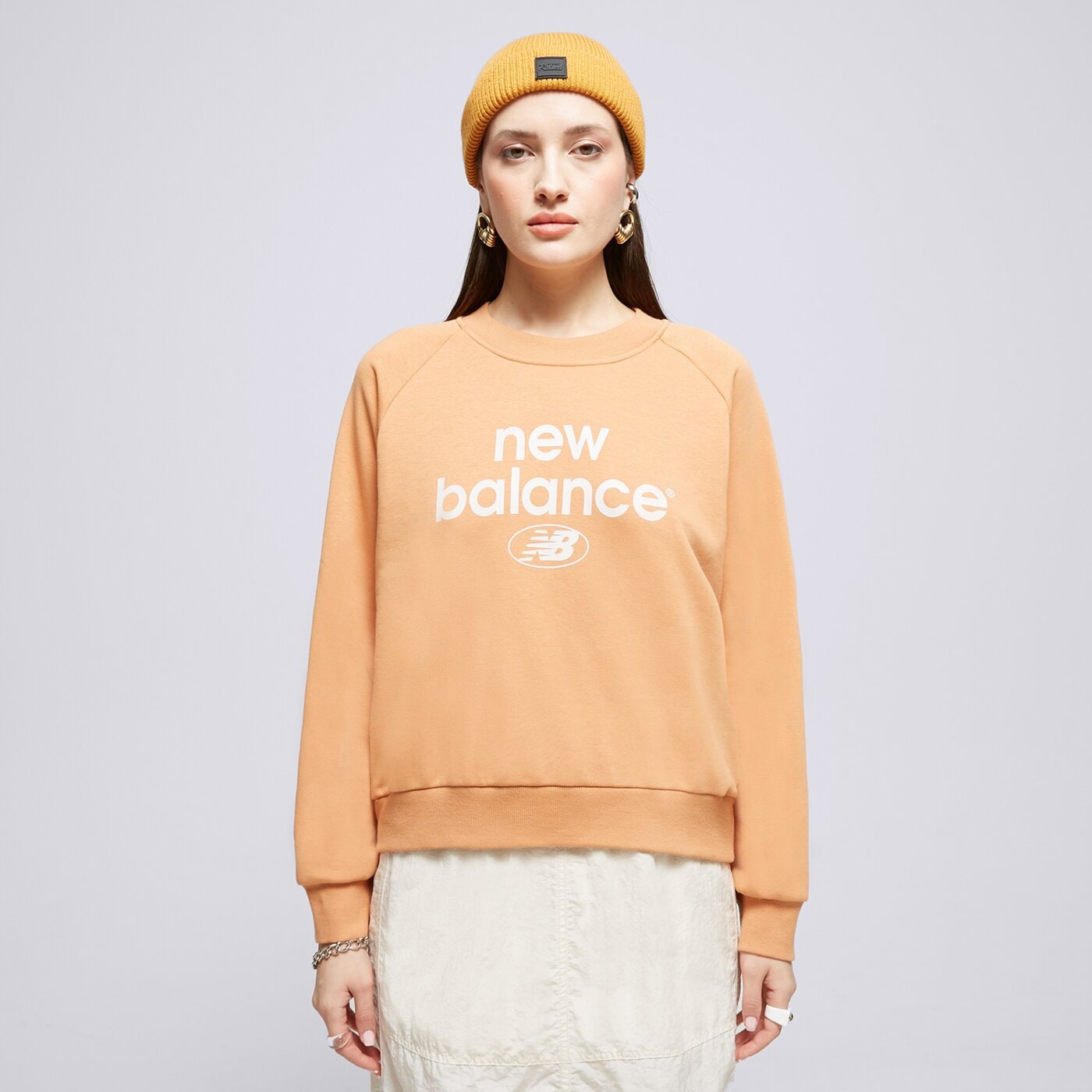 NEW BALANCE DŽEMPERIS NB ESSENTIALS GRAPHIC WT31508SEI ORANŽINĖ 35,00 ...