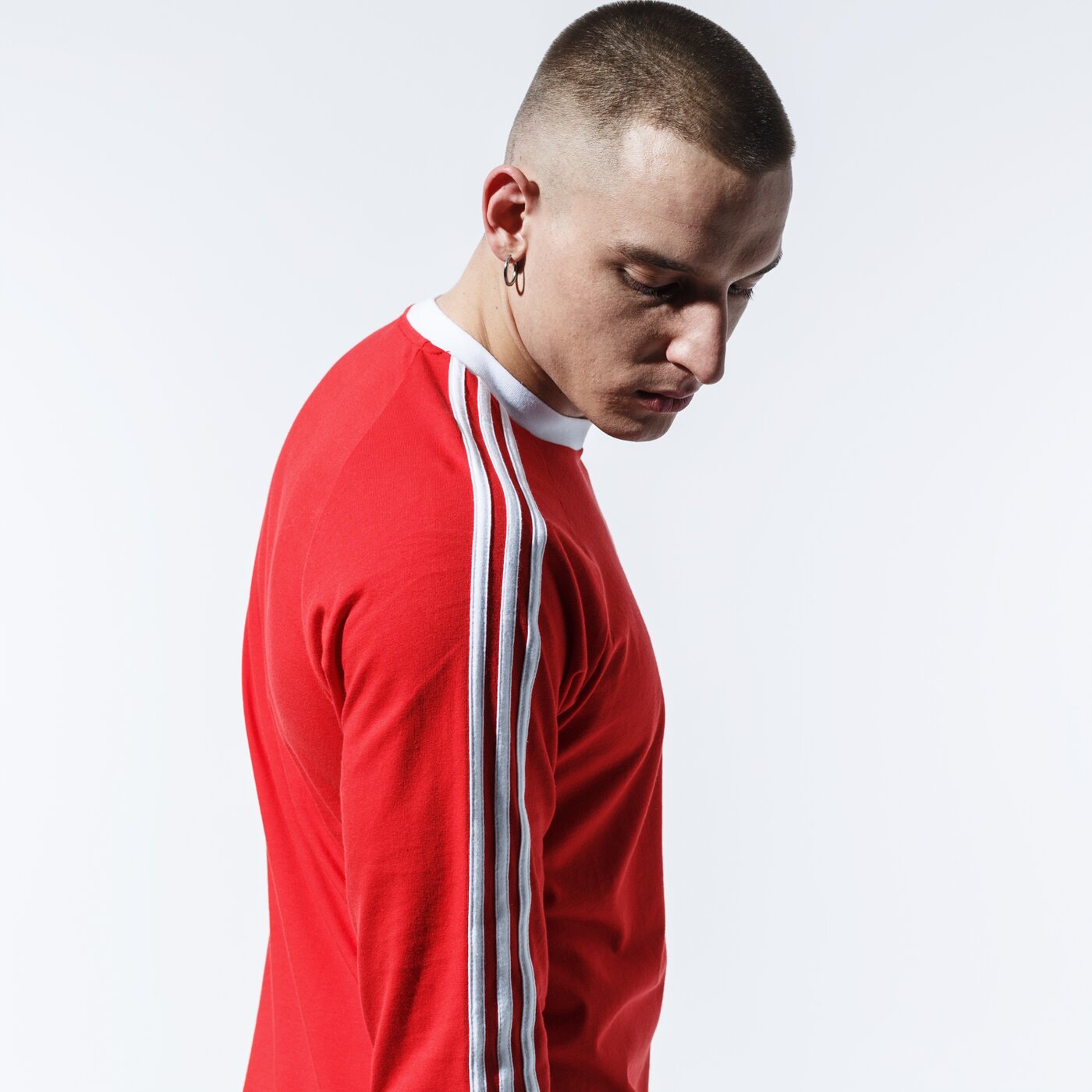 ADIDAS MARŠKINĖLIAI 3-STRIPES LS T FM3776 RAUDONA 20,00 EUR ...