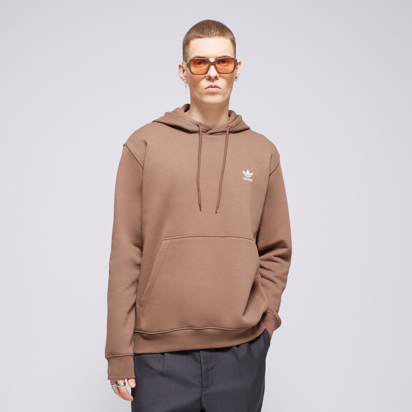 ADIDAS DŽEMPERIS SU GOBTUVU ESSENTIAL HOODY IR7786 RUDA 45,00 EUR ...