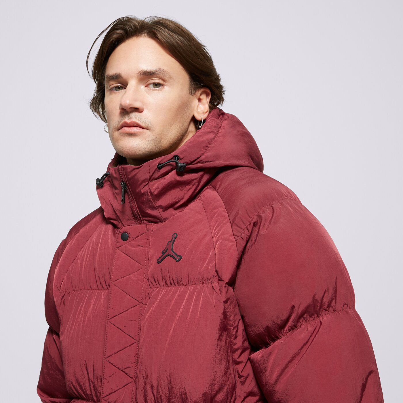 JORDAN STRIUKĖ ŽIEMINĖ M J ESSENTIAL PUFFER JACKET DQ7348-680 TAMSIAI ...