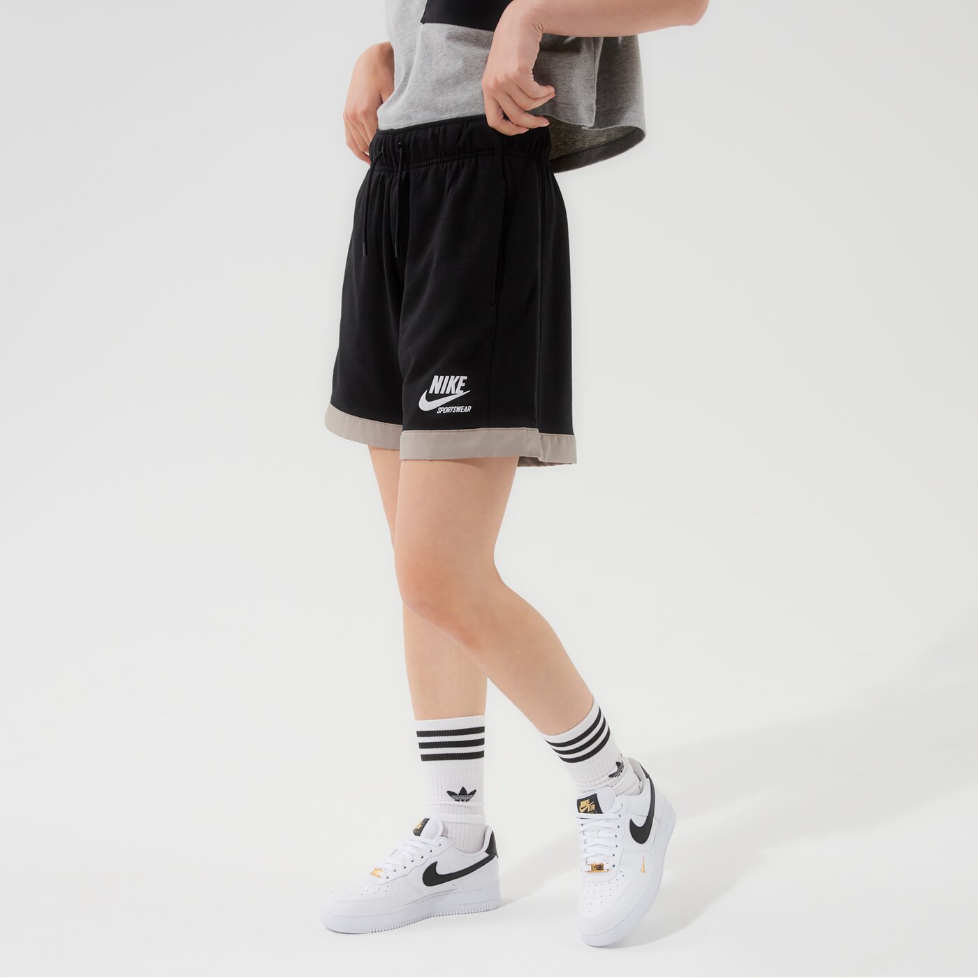 NIKE ŠORTAI W NSW FLC MR SHORT HTG DD5681-010 JUODA 19,54 EUR | Šortai ...