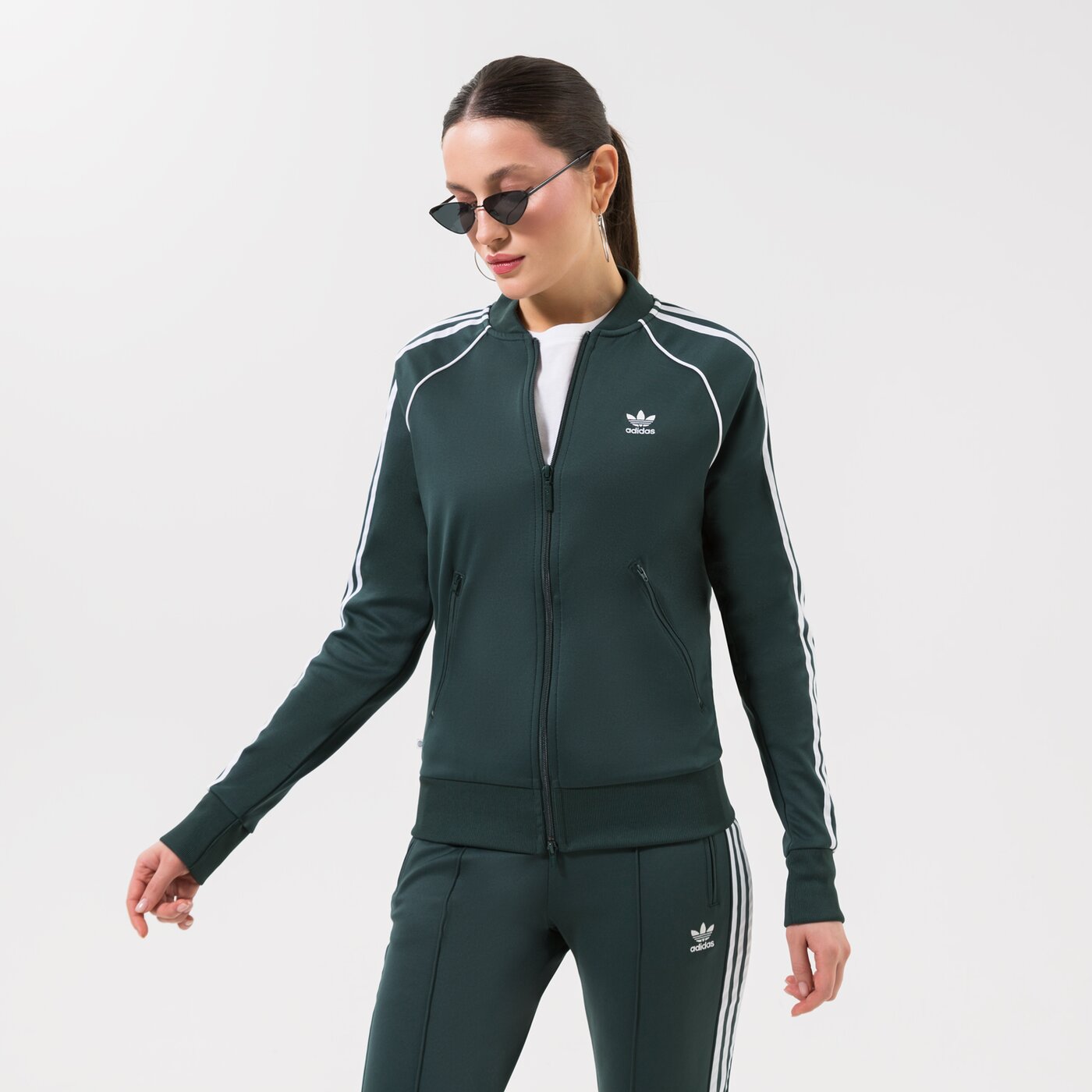 ADIDAS DŽEMPERIS UŽSEGAMAS SST TRACKMARŠKINĖLIAI PB HN5890 ŽALIA 40,00 ...